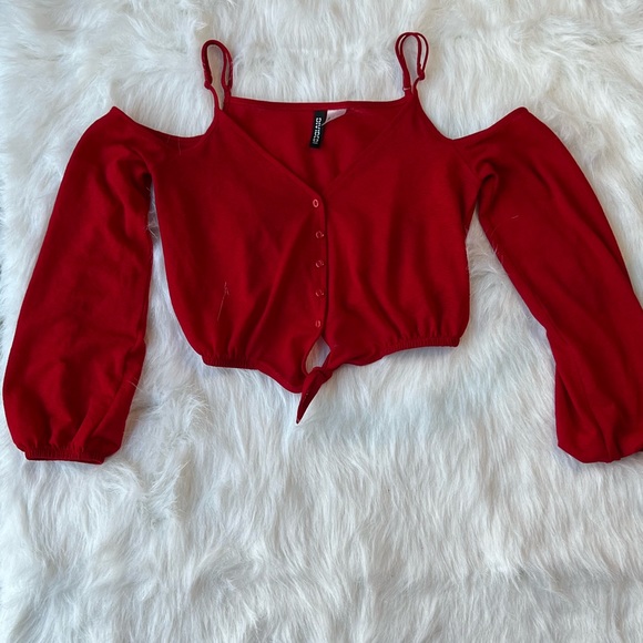 Tops | Hot Red Tank Crop Top | Poshmark